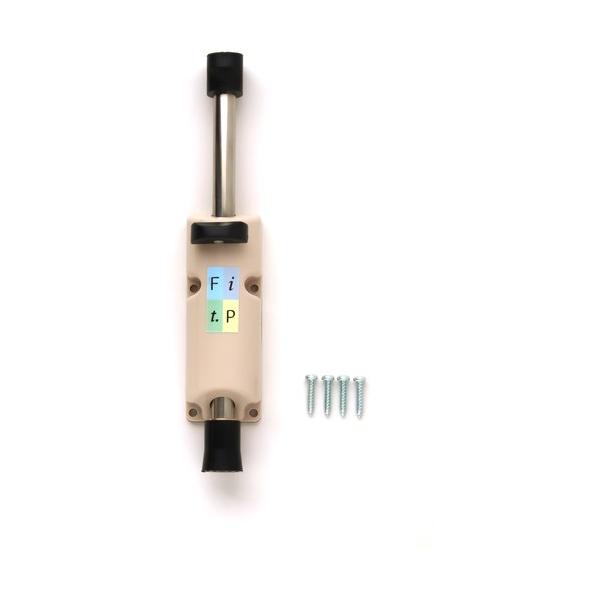 ワンタッチで簡単に取り付け・解除できるドアストッパーです。  強力接着テープとネジ固定の併用により、スチール・木製・アルミ製など様々なドアに対応可能です。  足で軽く踏むだけで解除できるため、手を使わずスムーズな操作が可能。  取付け可能寸...