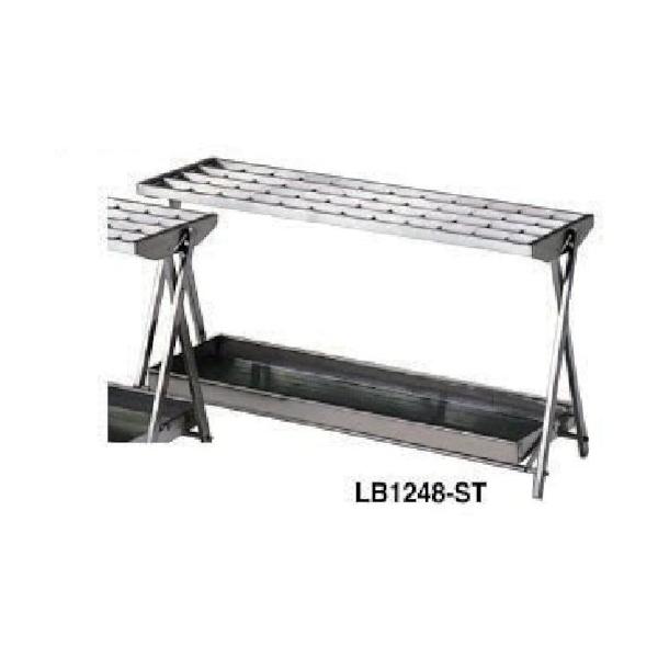 商品画像はイメージ画像です。実際とは異なる場合がございます。 ■仕様 ステンレス製折りたたみ式48口   【入数】 1点 LB1248ST