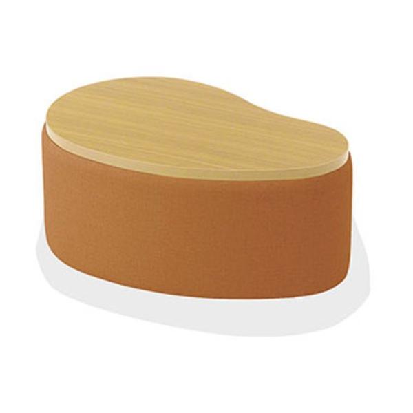 ■仕様 張地:ビニールレザー張り(耐アルコール、耐次亜塩素酸)、本体:ウレタンフォーム、天板:メラミン化粧板張りABS樹脂エッジ、アジャスター付    【カラー】 側面：オレンジ 【重量】 15KG 【入数】 1台 【原産国】 日本製 RT...