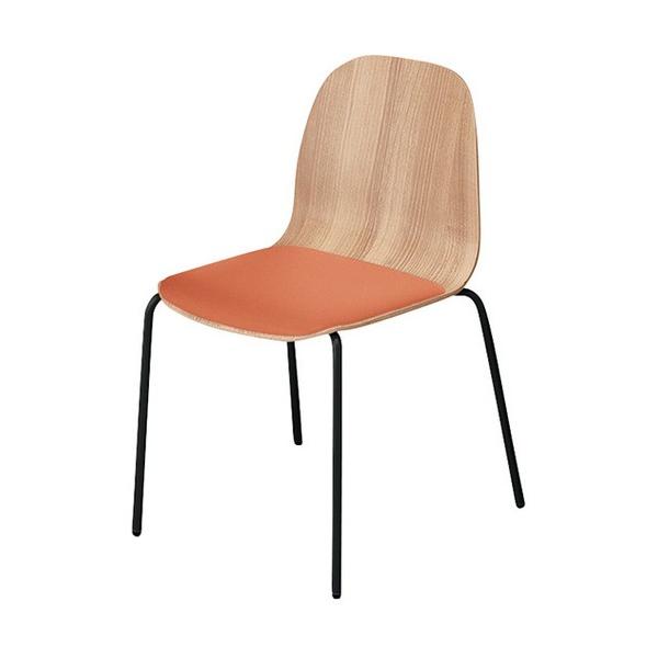 ■特徴 ラウンジエリアにも調和する木の風合いと洗練されたデザインが魅力です。 ■用途 ミーティング用 ■材質 張地:布張り、座部:ウレタンフォーム、メラミン成形合板、脚部:φ15.9mmスチール丸パイプ塗装仕上    【重量】 5KG 【原...