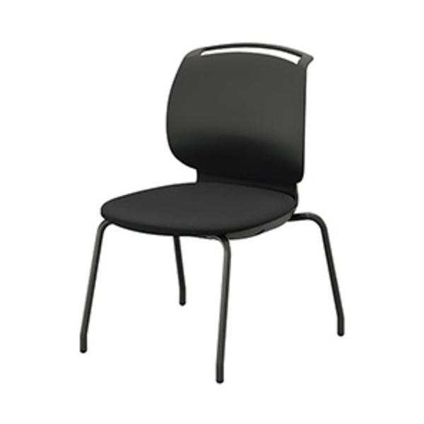 ■特徴 厚みのある座面と骨盤を中心に支える背もたれの設計が特徴です。 ■用途 ミーティング用 ■材質 張地:抗ウイルス布張り、クッション:モールドウレタン、シェル:PP＋GF樹脂成型品、フレーム:φ19.1mmスチール丸パイプ塗装仕上   ...