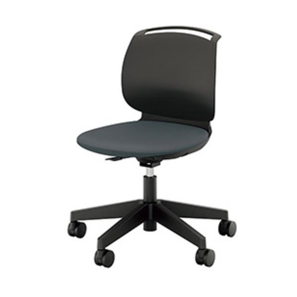 ■特徴 厚みのある座面と骨盤を中心に支える背もたれの設計が特徴です。 ■用途 ミーティング用 ■材質 張地:ビニールレザー張り(耐アルコール、耐次亜塩素酸)、クッション:モールドウレタン、シェル:PP＋GF樹脂成型品、脚:PA樹脂成型5本脚...