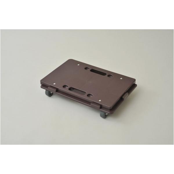 車輪径:50Φ●重い物の移動に便利な家庭用平台車です。●キャスターは床を傷つけにくいエラストマー製です。●縦・横の連結が簡単にできます。●最大荷重:80kgまで樹脂板:耐衝撃性PP(K8009)、キャスター:エラストマー  【サイズ】 縦4...