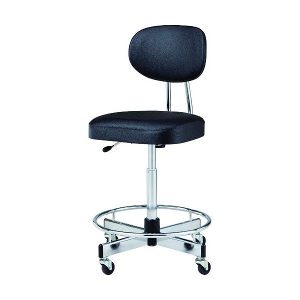 ■特徴 スタンダードタイプの製図用チェアです。  ■用途 あらゆる作業現場に  ■仕様 座上下昇降機能：ガス調節式 組立式  ■材質 背部・座部:ウレタン 脚部:スチール、ゴムキャスター 脚部:クロムメッキ   【カラー】 ブラック 【重量...