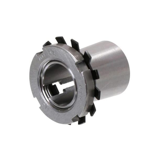 ■特徴 アダプタスリーブ、ナット、座金または止め金を組み合わせたもの テーパ穴の軸受を軸の任意の位置に容易に固定する場合に使用 ■寸法 スリーブ内径d1(mm):20 寸法B2(mm):8 寸法B1(mm):35   【入数】 1個