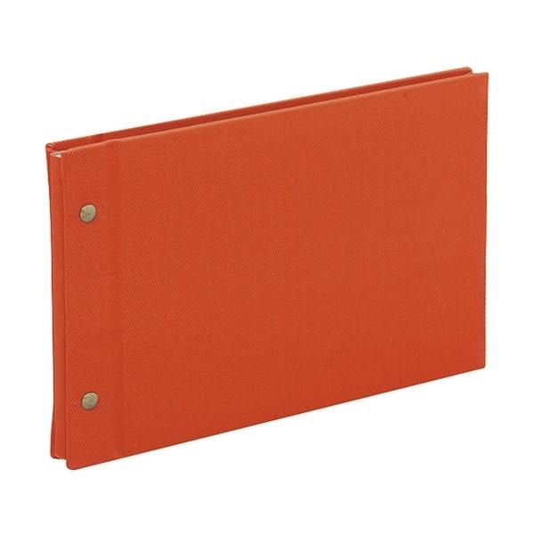 ■仕様 本体寸法:タテ160×ヨコ237×背巾18mm 本体重量:415g 表紙:布地 台紙:A5サイズ・プラコート台紙（クラフト）10枚（貼付有効サイズ/タテ130×ヨコ190mm） 製本:ビス式製本 その他仕様:・透明袋入 補充台紙:補...