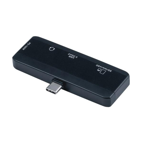 ■特徴 直接挿せるコンボハブです。 ■用途 スマートフォンやタブレットなどでイヤホンやSDカードを使いたいユーザーに。 ■仕様 超超高速規格USB 3.2Gen2、Type-Aポート搭載 イヤホンジャック搭載 PD（Power Delive...