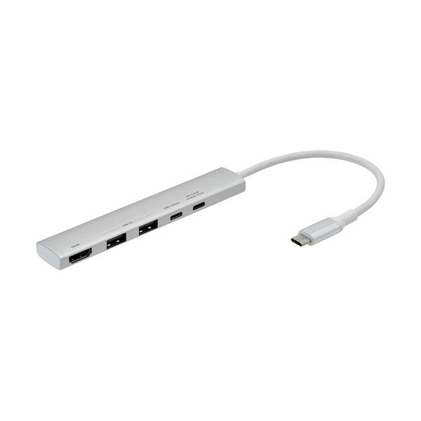 ■特徴 PCのType-Cポートに周辺機器を一括接続できるUSB ドッキングステーションです。 HDMIで外部モニターに接続できます。 100WPD充電専用のType-Cポート搭載です。 本製品使用中にPCへ給電できます。 ■仕様 対応機種...