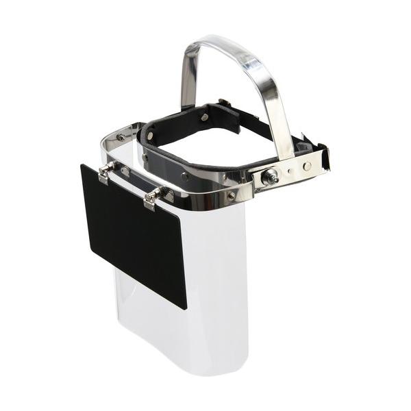 ■特徴 ゴムバンド式防災面904シリーズにW用プレートが付いた904Wシリーズです。 後頭部のあたりが柔らかいゴムバンド式防災面です。 前プレートは標準、スモークグリーン、600（薄）プレートの3種からお選びいただけます。 ■材質 金具部:...