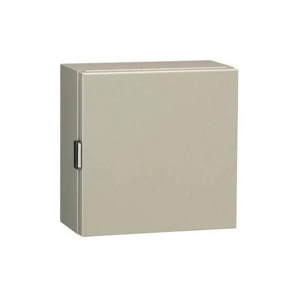 ●スッキリとしたデザインで操作性の良い新スナップラッチを採用しています。●内蝶番の採用によりスッキリとした外観です。●接地端子を手前に配置し、接地配線作業が容易です。●間口(mm):250●奥行(mm):160●高さ(mm):250●取付基...