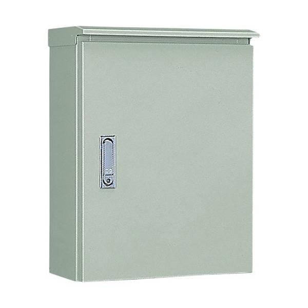 商品画像はイメージ画像です。実際とは異なる場合がございます。 ■特徴 水切構造、防塵・防水パッキン付の屋外用制御盤キャビネットです。 施錠可能な防水平面ハンドルを採用しています。(キーNo.N200) 屋外用の盤用キャビネットとしてもご利用...