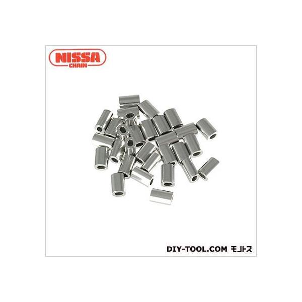 【商品説明】 ワイヤ先端のアイ加工部品。  【用途】 アルミ製で扱いやすく、圧着工具でかしめます。  【注意】 ワイヤー保持力は締め方により異なります。 使用時、緩みが無いか確認して使用して下さい。  適合ワイヤーロープ径(mm):0.27...