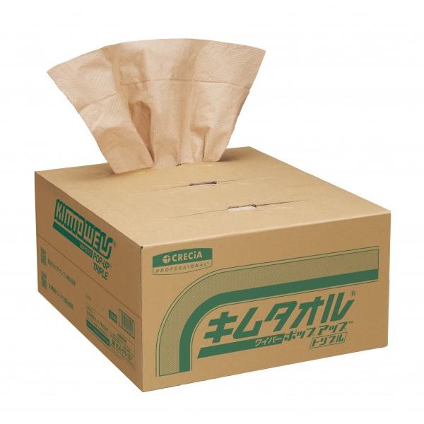 【商品説明】  ●ボックスタイプの大判サイズ。   ●製造ラインの定位置・定管理におすすめ。   ●多量な水や油の拭き取りに適した紙ウエス  ●毛羽立ちが少ない  ●シートサイズが均一で無駄なく使用可能  ●蛍光染料不使用なので安心  ●使...