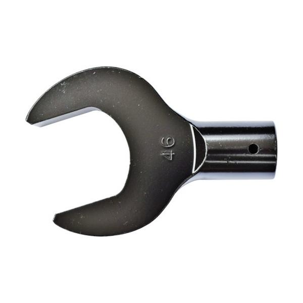 ■特徴 ヘッド交換式トルクレンチ用スパナヘッドです。 ●許容トルク(N・m)：280 ●二面寸法(mm)：46 ●寸法(mm)頭：85 ●寸法(mm)厚さ：20 ●有効長(mm)：100 ●適用トルクレンチ：N280LCK、N280SPCK...