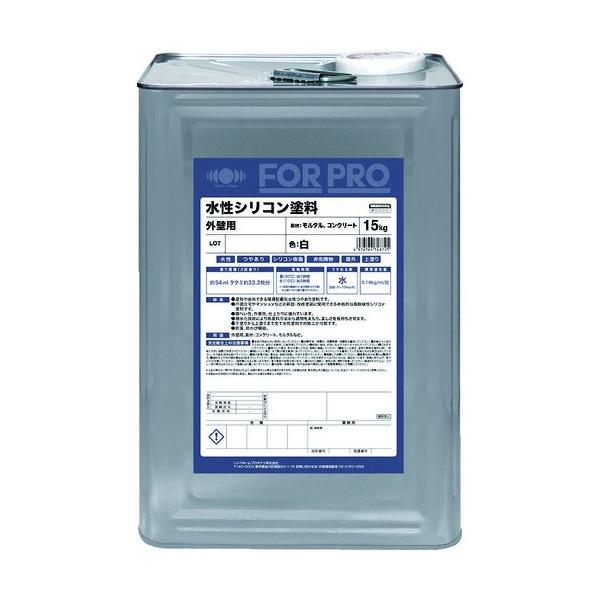 ■特徴 屋外で使用できる環境配慮形水性つやあり塗料です。 戸建住宅やマンションなどの新設・改修塗装に使用できる本格的な高耐候性シリコン塗料です。 隠ぺい性、作業性、仕上がりに優れています。 親水化技術により雨垂れ汚染から建物をまもり、美しさ...