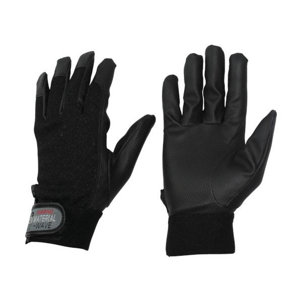 ■特徴 特殊エンボス加工ＰＵ生地ですべりにくく、柔らかでフィット感が抜群です。 甲部には吸汗速乾メリヤスを使用し、ムレを軽減します。 ガンカット縫製が指まわりの違和感を解消します。  ■用途 内装業、土木建築作業、配送業、配管工事。  ■仕...