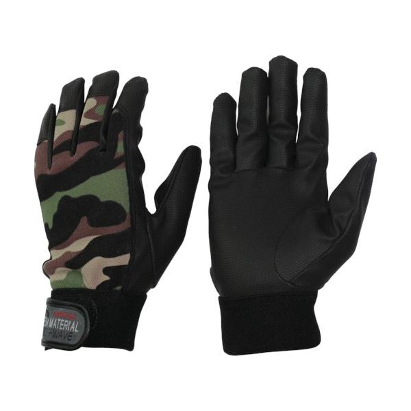 ■特徴 特殊エンボス加工ＰＵ生地ですべりにくく、柔らかでフィット感が抜群です。 甲部には吸汗速乾メリヤスを使用し、ムレを軽減します。 ガンカット縫製が指まわりの違和感を解消します。  ■用途 内装業、土木建築作業、配送業、配管工事。  ■仕...