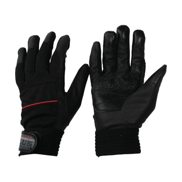 ■特徴 指股とナックルの関節部分にストレッチ素材を使用し、これまでにないフィット感を実現しています。 手のひら部分と指先部分に本革（豚革）アテ付き補強をして耐久性を高めています。  ■用途 内装業、土木建築作業、配送業、配管工事。  ■仕様...