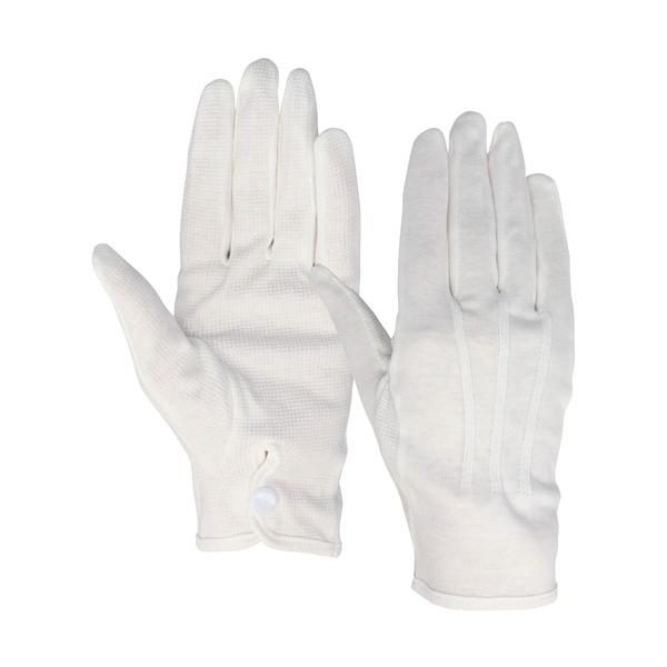 ■特徴 目の細かい滑り止めが作業をサポートします。 ホック付でずれにくいです。  ■用途 一般作業、車の運転などに。  ■仕様 滑り止め付 ホック付  ■材質 手袋部：綿100% すべり止め部：塩化ビニール   【サイズ】 フリーサイズ 【...