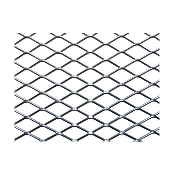 商品画像はイメージ画像です。実際とは異なる場合がございます。 ●エキスパンドメタルは、金属板を特殊な機械によって千鳥状に切れ目を入れると同時に押し広げ、菱形あるいは亀甲形の網目状に加工した製品です。●他の床用鋼板に比べて開孔率が高いため換気...