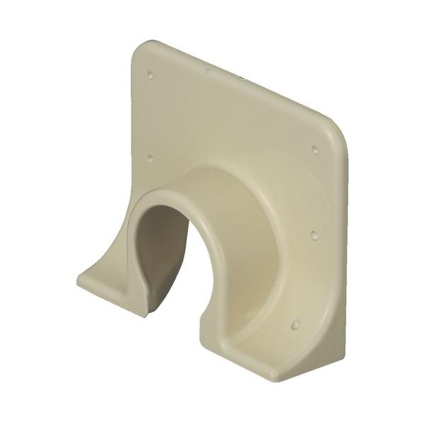 ■特長 貫通部の穴隠しに使用します。  貫通穴が角に近い場合に最適です。  コーナー部には、取付けの際に干渉する箇所を切断するための目安のラインがついています。  カバーは配管後に後付けできます。  材質は耐候性グレードで、屋外施工に対応し...