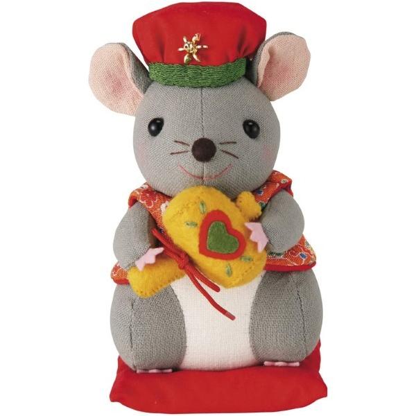 表布（4種）、ちりめん（2種）、フェルト（5種）、詰め綿、目ホ゛タン（2個）、飾り紐（1本）、ヒ゛ース゛（2種）、刺しゅう糸（3種）、作り方説明書、実物大型紙 縫い針、まち針、刺しゅう針、縫い糸(布の色に近いもの）、しつけ糸、ハサミ（布用、...