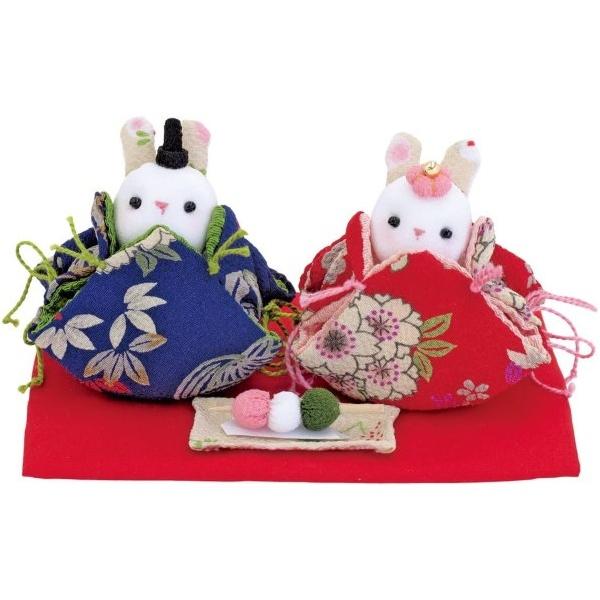 対象性別:男女共用 手のひらサイズのかわいいおひな様のちりめんキット。  クラフト初~中級者向出来上りサイズ約高さ各6cmデザイン:新家幸枝 オリムパス ひな祭り 女の子 動物 手芸 キット うさぎ  【入数】 1個 PA660