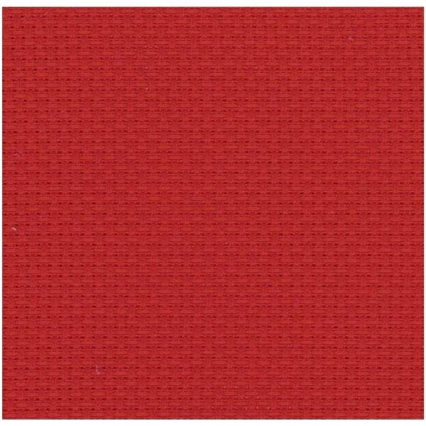 サイズ:約45cm×50cm カラー:レッド 打込目数:13カウント/1インチ 約52目/10cm品質構成:綿100% 刺繍 裁縫 趣味 手作り キット クロスステッチ 布 生地 刺しゅう  【入数】 1枚 OLY83002038