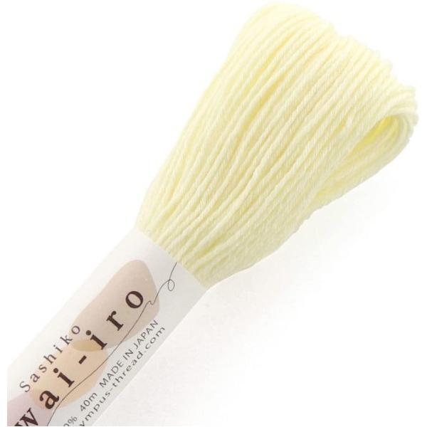 サイズ:1かせ約40m巻き 素材:綿100% 生産国:日本 光沢がありすべりがよく、刺しやすい刺し子用の糸です。  かわいくなり過ぎない大人のパステルカラーの刺し子糸。  毛羽立ちが少なくふっくらと仕上がります。 あわいろししゅう、淡い刺繍...