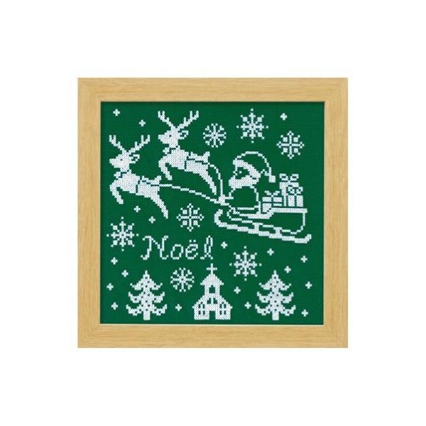 素材・材質:布、ししゅう糸:綿100%、クロス針:はがね 仕様/初~中級者向き、打込目数:13カウント/1インチ・約52目/10cm、額:W-38使用(白木)別売、W-39(ブラウン)別売 本体サイズ:出来上がりサイズ:額内径:縦約20×横...