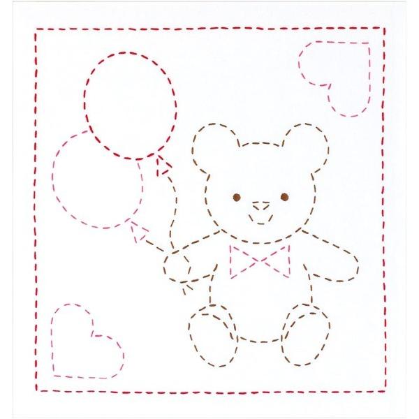 セット内容:刺し子糸、図案プリント済み晒木綿(白)、刺し子針（特大）長さ48mm、カラー説明書 出来上がりサイズ:約縦34×横34cm 製作時間の目安:3〜4時間 難易度:初級者向け はじめての方はもちろん、お子様からご高齢の方まで、らくら...