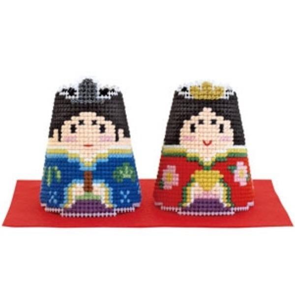 対象性別:男女共用 飾ってうれしい、作ってたのしいかわいいひなまつりの刺しゅうキットです。  刺しゅう中級者向額外径:縦24.4cm×横24.4cm、額内径:約縦20cm×横20cmオリムパスNo.5500布 (ジャバクロス細目) オリムパ...