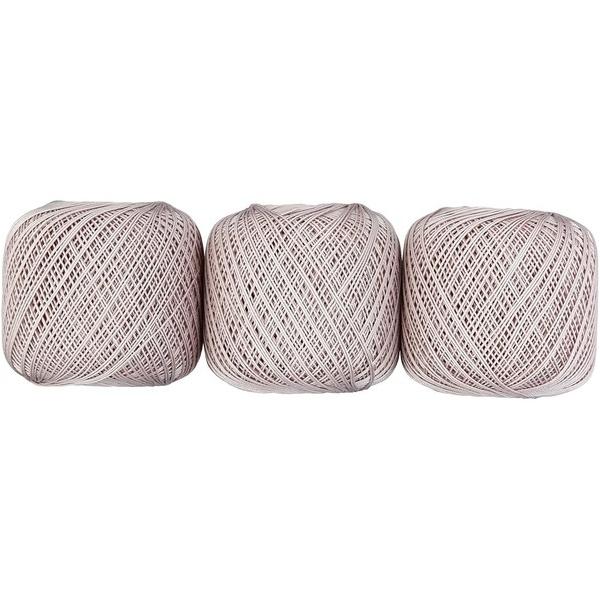 ●素材:綿100％  ●サイズ:1玉/50g玉巻（約218m）  ●使用針:レース針0号〜かぎ針2/0号  ●最高級のエジプト綿へのこだわり。   ●上質なエジプト綿の中でも、細く、長く、しなやかで優れた光沢をもつ超長綿を厳選して使用。  ...