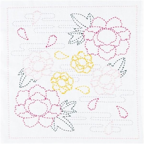 キット内容:晒木綿、刺し子糸(刺し子糸、Sashiko Awai - iro、Sashiko Thread 100m)、刺し子針、作り方説明書 製作目安時間:10時間以上 / 難易度:初級者 出来上がりサイズ:縦34×横34cm 用意するも...