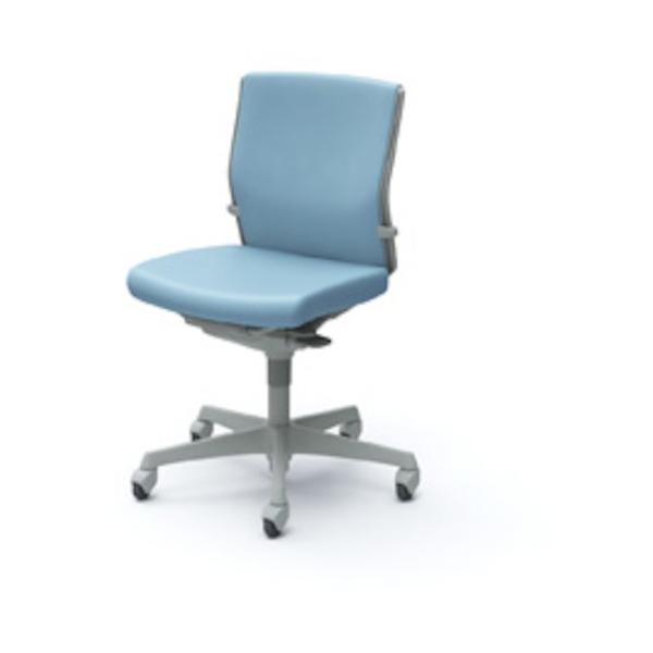 ■仕様 エスクードチェアローバック肘なし グレーシェルゴムキャスター    【重量】 18KG 【入数】 1点 【原産国】 000 C433CRPB21