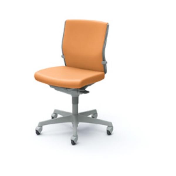 ■仕様 エスクードチェアローバック肘なし グレーシェルゴムキャスター    【重量】 18KG 【入数】 1点 【原産国】 000 C433CRPB29