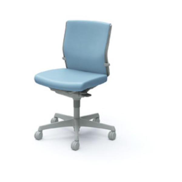 ■仕様 エスクードチェアローバック肘なし グレーシェル双輪キャスター    【重量】 18KG 【入数】 1点 【原産国】 000 C433GRPB21