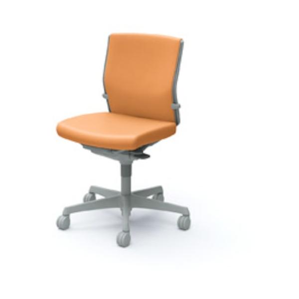 ■仕様 エスクードチェアローバック肘なし グレーシェル双輪キャスター    【重量】 18KG 【入数】 1点 【原産国】 000 C433GRPB29