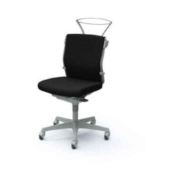 ■仕様 エスクードチェアローバック肘なし グレーシェルゴムキャスターハンガー付    【重量】 19KG 【入数】 1点 【原産国】 000 C434CRFFW1