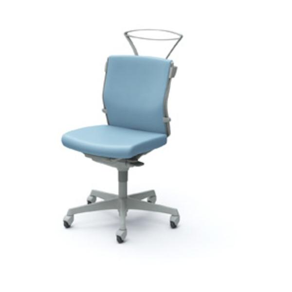 ■仕様 エスクードチェアローバック肘なし グレーシェルゴムキャスターハンガー付    【重量】 19KG 【入数】 1点 【原産国】 000 C434CRPB21