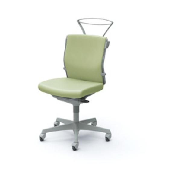 ■仕様 エスクードチェアローバック肘なし グレーシェルゴムキャスターハンガー付    【重量】 19KG 【入数】 1点 【原産国】 000 C434CRPB22