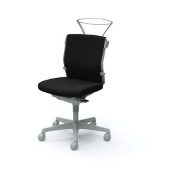 ■仕様 エスクードチェアローバック肘なし グレーシェル双輪キャスターハンガー付    【重量】 19KG 【入数】 1点 【原産国】 000 C434GRFFW1