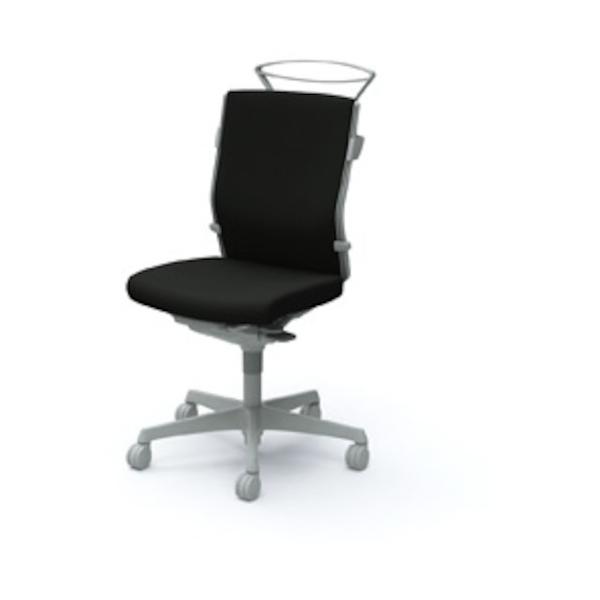 ■仕様 エスクードチェアハイバック肘なし グレーシェル双輪キャスターハンガー付    【重量】 19KG 【入数】 1点 【原産国】 000 C436GRFFW1