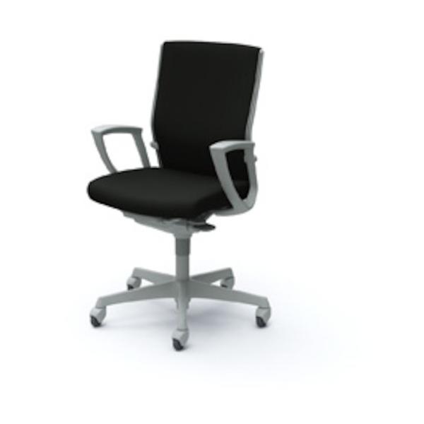 ■仕様 エスクードチェアハイバックリング肘付 グレーシェルゴムキャスター    【重量】 21KG 【入数】 1点 【原産国】 000 C445CRFFW1