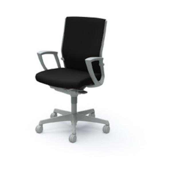 ■仕様 エスクードチェアハイバックリング肘付 グレーシェル双輪キャスター    【重量】 21KG 【入数】 1点 【原産国】 000 C445GRFFW1