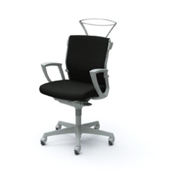 ■仕様 エスクードチェアローバックリング肘付 グレーシェルゴムキャスターハンガー付    【重量】 21KG 【入数】 1点 【原産国】 000 C444CRFFW1