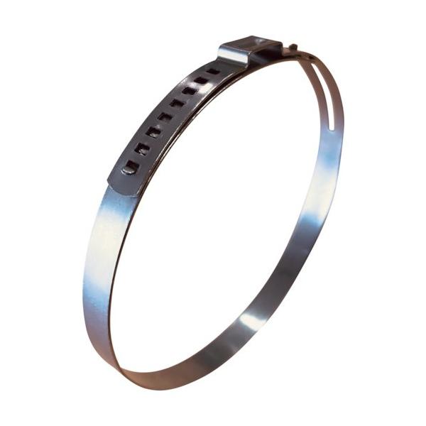 ●最大径(mm):74 ●最小径(mm):65.5 ●バンド幅(mm):7 ●厚さ(mm):0.6 ●最大推奨加締め荷重（N）:2400 ●材質/仕上:ステンレス(UNS S30400) ●注意:加締めにあたっては、イヤークランプ用マニュア...