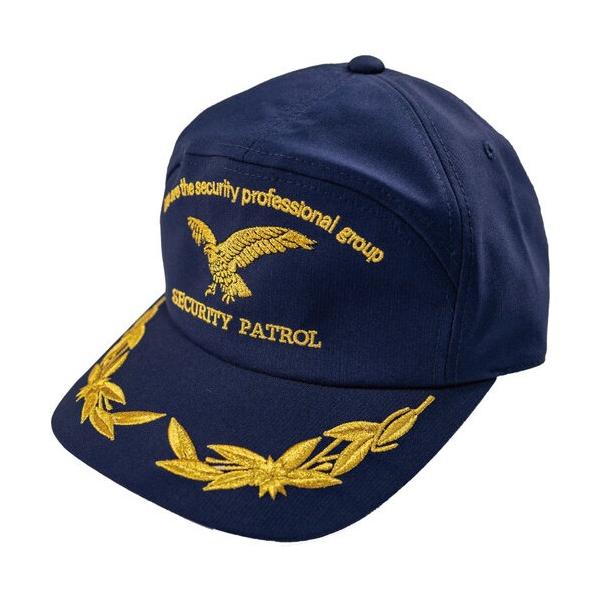 ■特徴 前面に鷲、ツバに月桂樹の刺繍があしらわれたアポロキャップのベーシックモデルなります。 生地素材は日本製の高耐光生地ポリエステル90%+コットン10％を採用しています。 ■用途 警備業、パトロール、防暑、防寒、防砂、装飾に。 ■仕様 ...