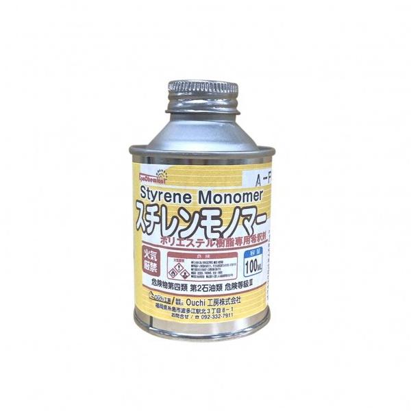 ●特徴:ポリエステルの主成分で粘度を下げるときに使用します。  コバルトを量る時のピベットやビーカーを洗浄するのに使用できます。   ●容量:100g  ●色:透明  ●使用方法:ポリエステル、ゲルコートを希釈するとき樹脂の量に対して10〜...