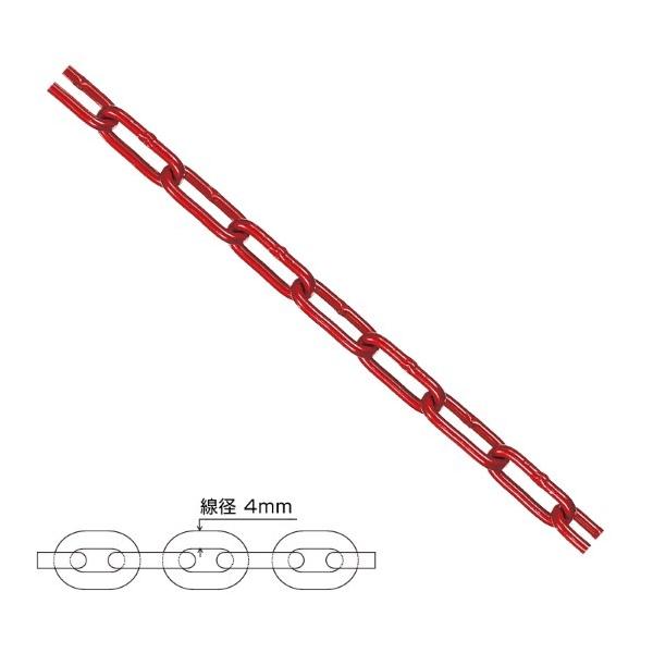 【サイズ】 4mm 【カラー】 レッド 【入数】 1m WM2AL4R